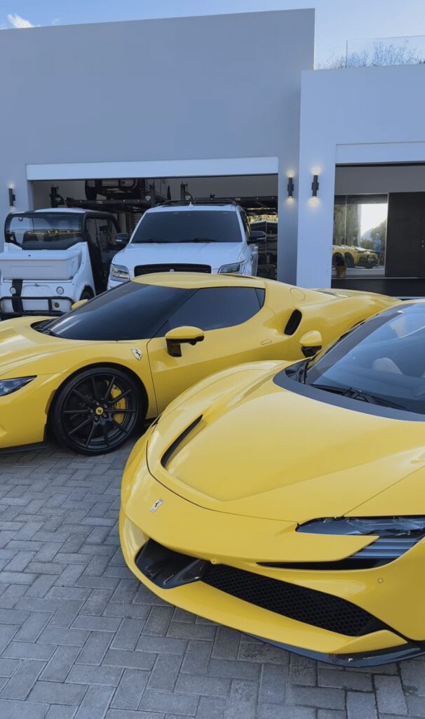 Jake Paul shows off brand new Ferrari he’s added to his already amazing ...