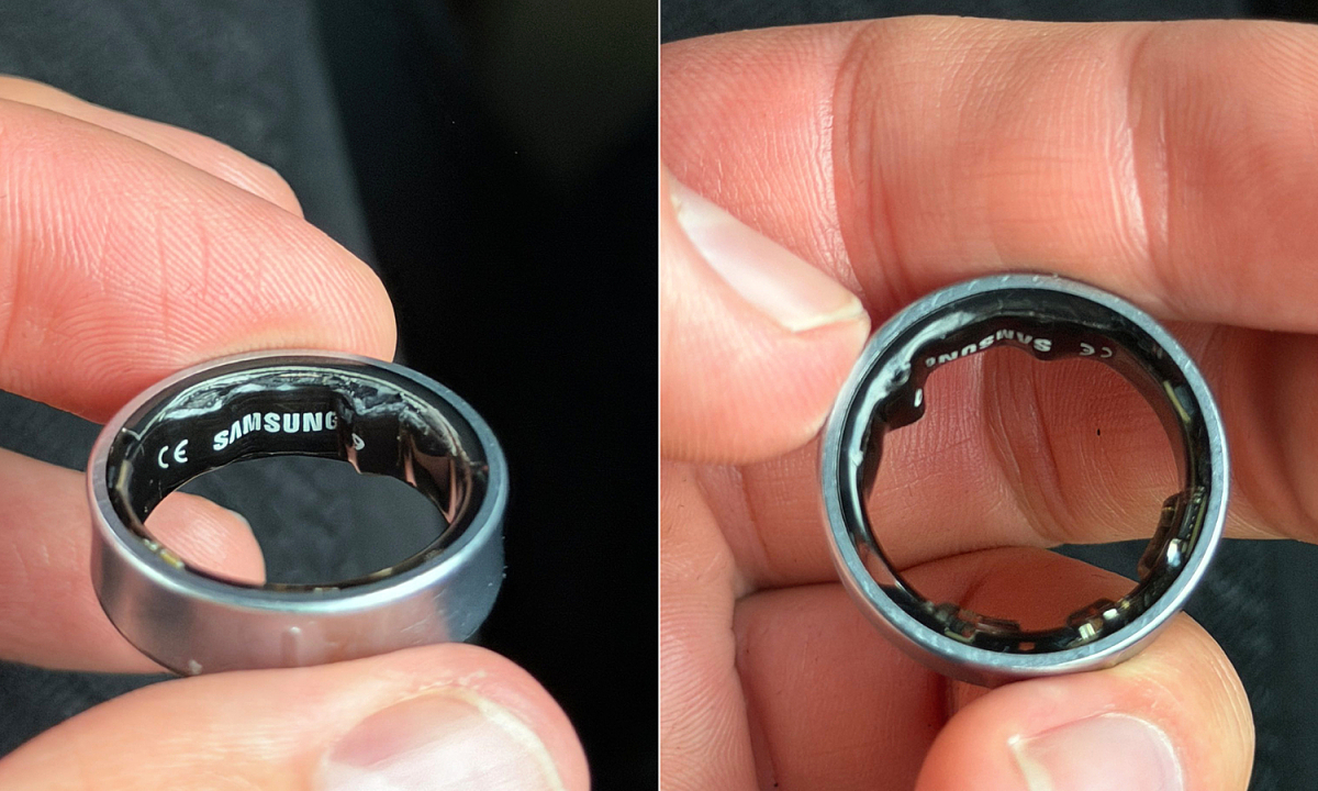 Nhẫn Galaxy Ring kẹt ở ngón tay do phồng pin | VietValley